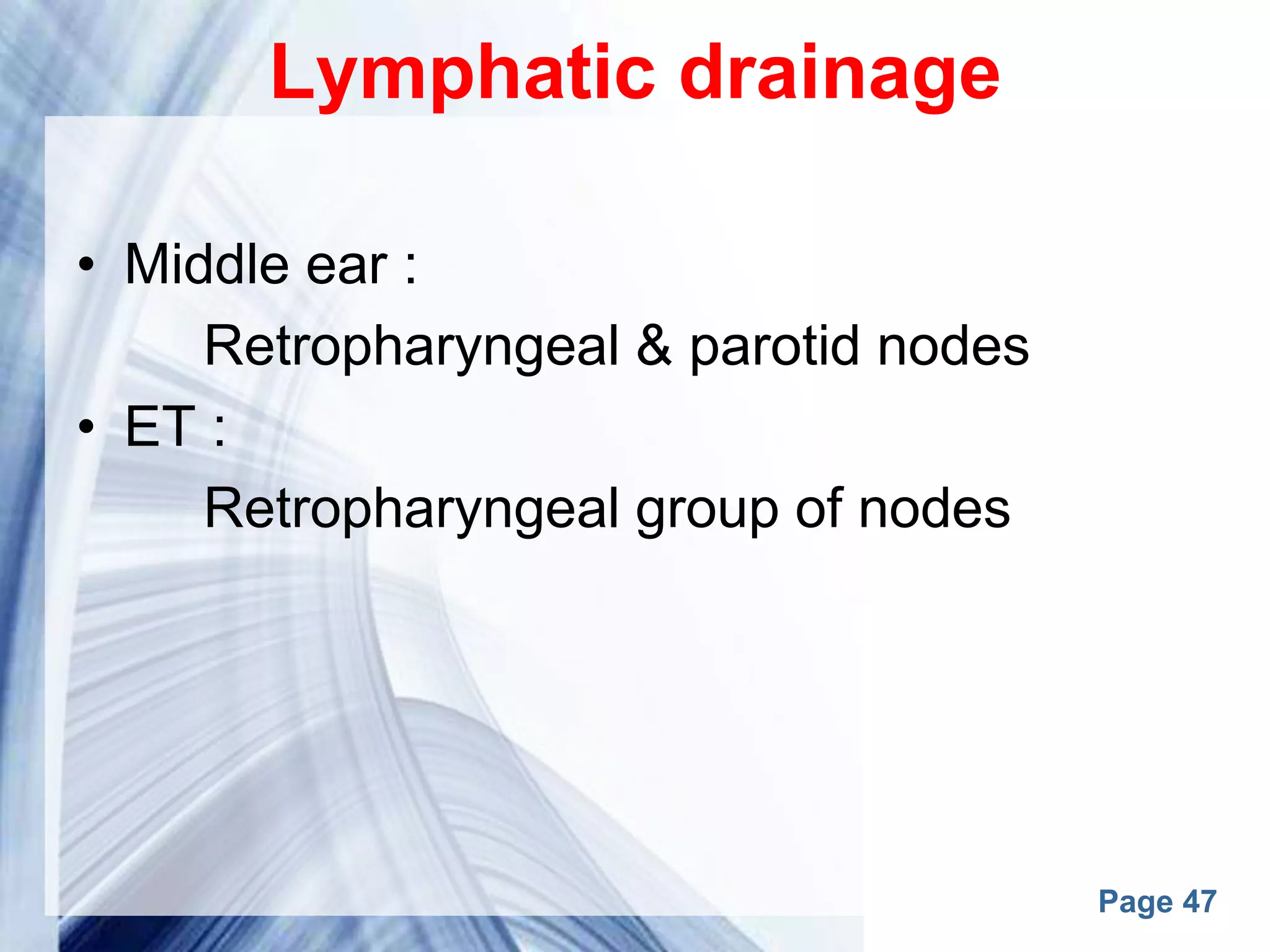 Middle ear anatomy | PPTX