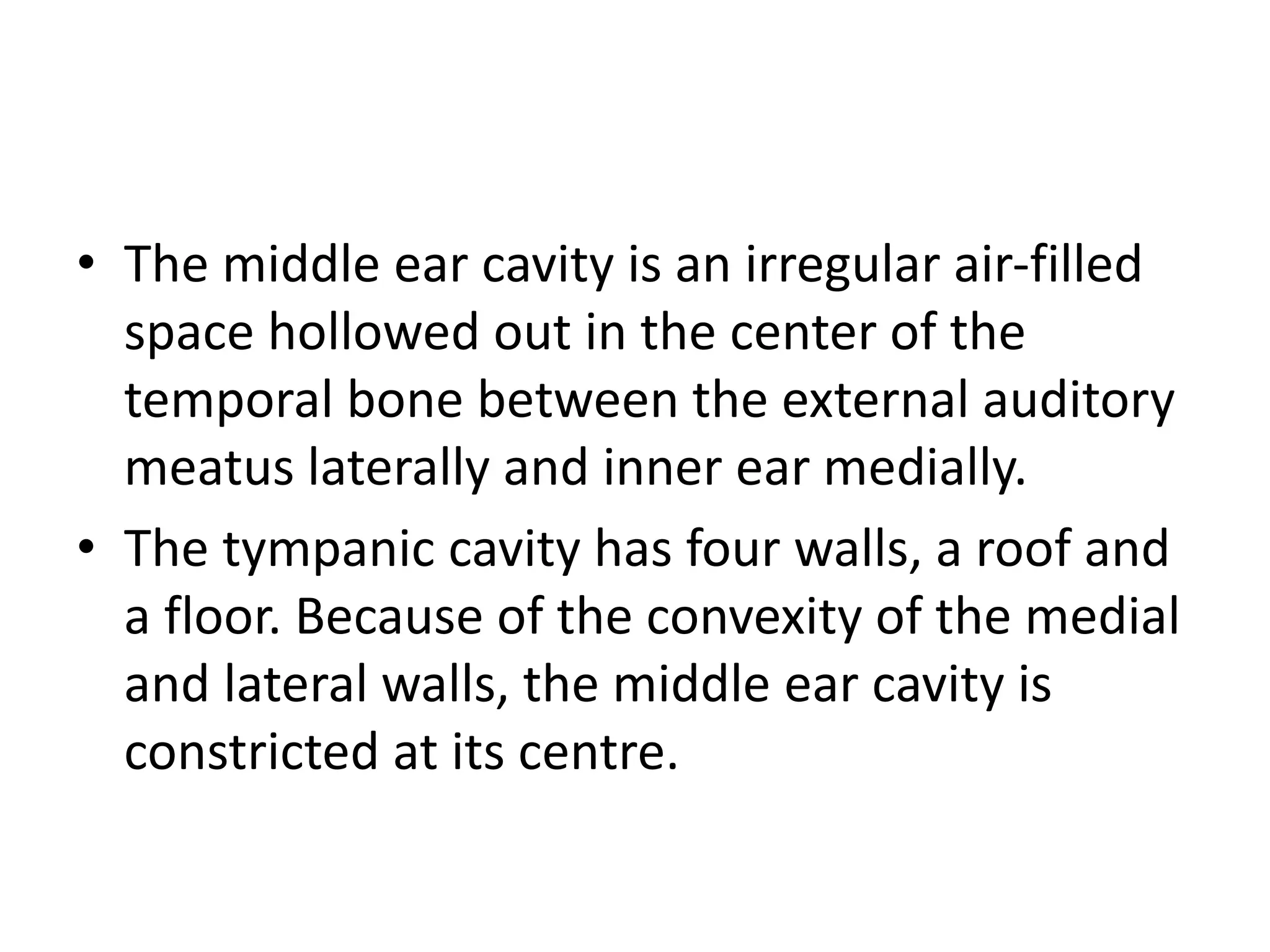 Middle ear__anatom_ytuesday[1] | PPTX
