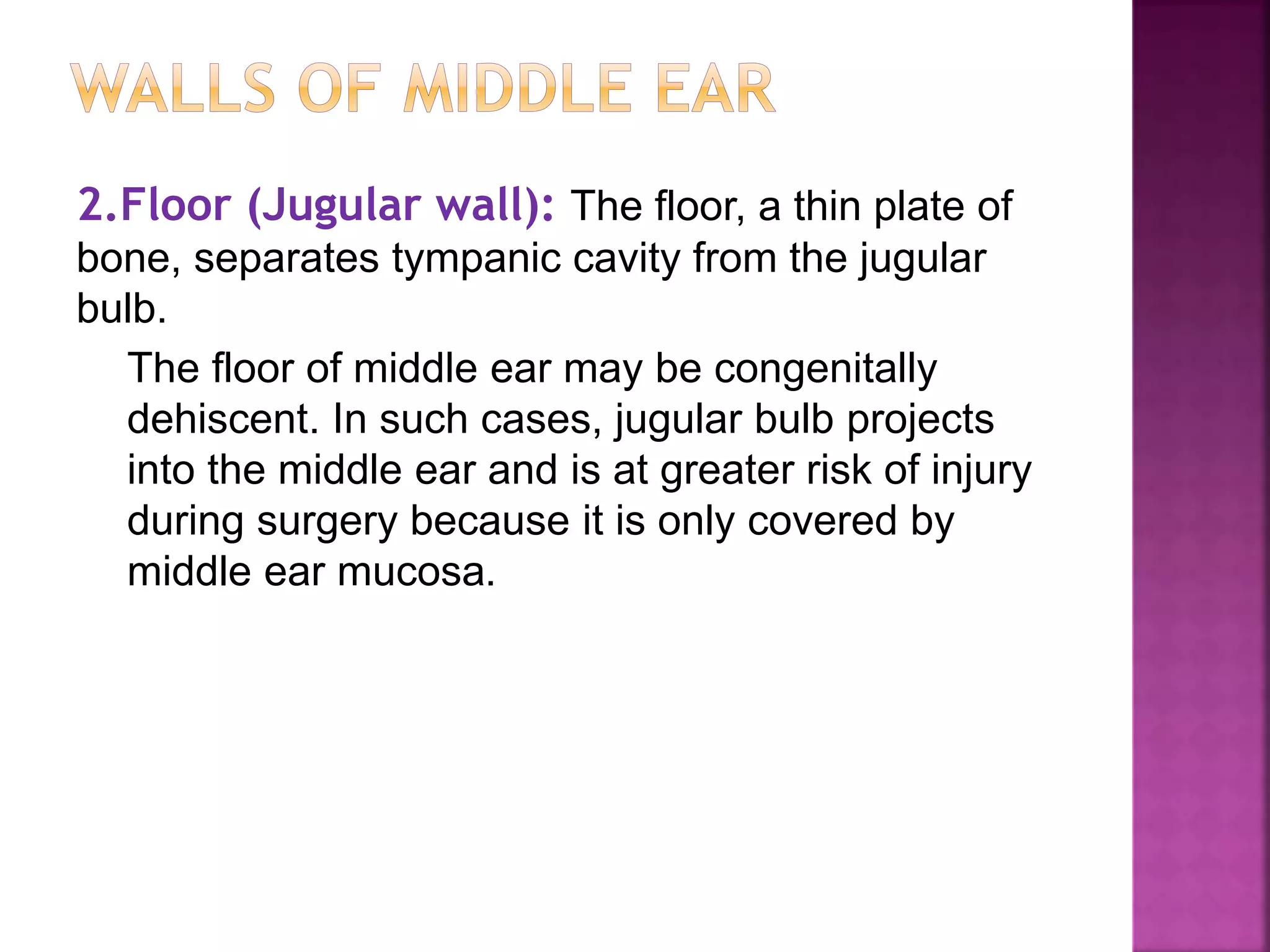 Middle ear by Dr.Rohit | PPTX