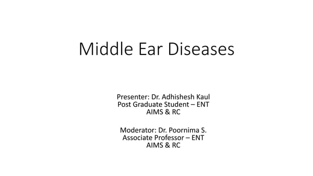 Middle Ear Diseases.pptx