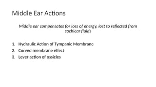 Active Middle Ear Implants for hearing rehab | PPT
