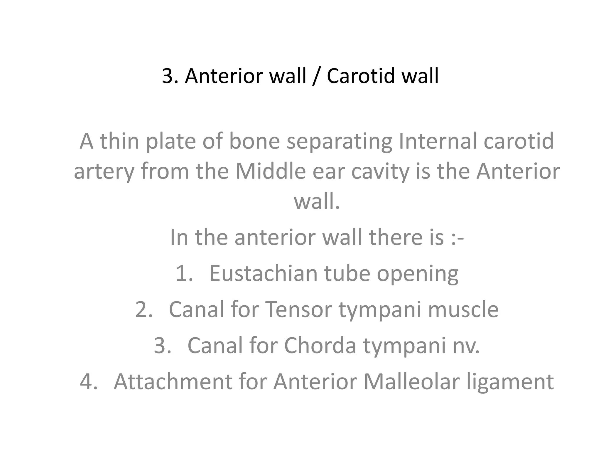Middle ear presentation | PPTX