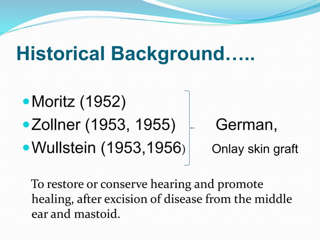 Middle ear reconstruction | PPTX