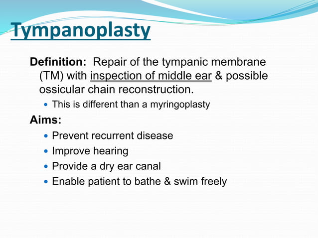 Middle ear reconstruction | PPTX