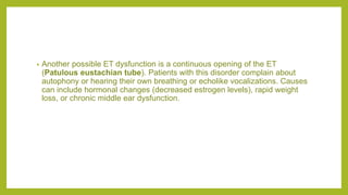 Middle ear ventilatory pathway and Mucosal folds.pptx