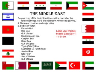 7th grade Middle East WebQuest | PPT | Geography | Science