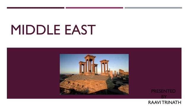 Middle East PPT | PDF