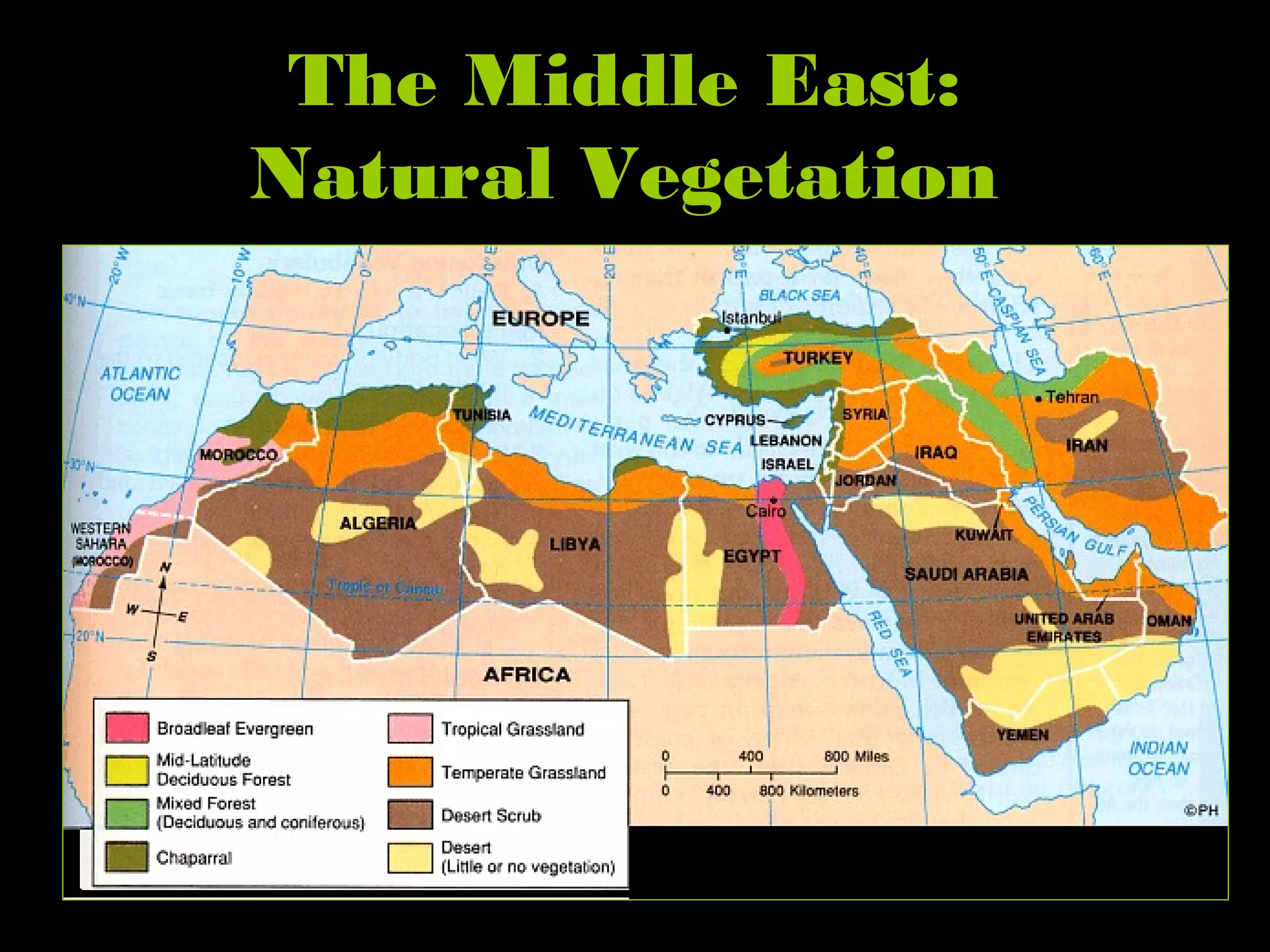 Middle East Physical Features Geography PowerPoint | PPT