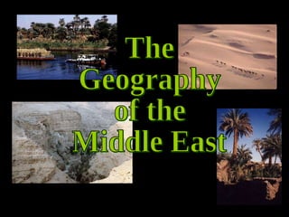 Geography of the Middle East | PPT