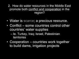 Geography of the Middle East | PPT