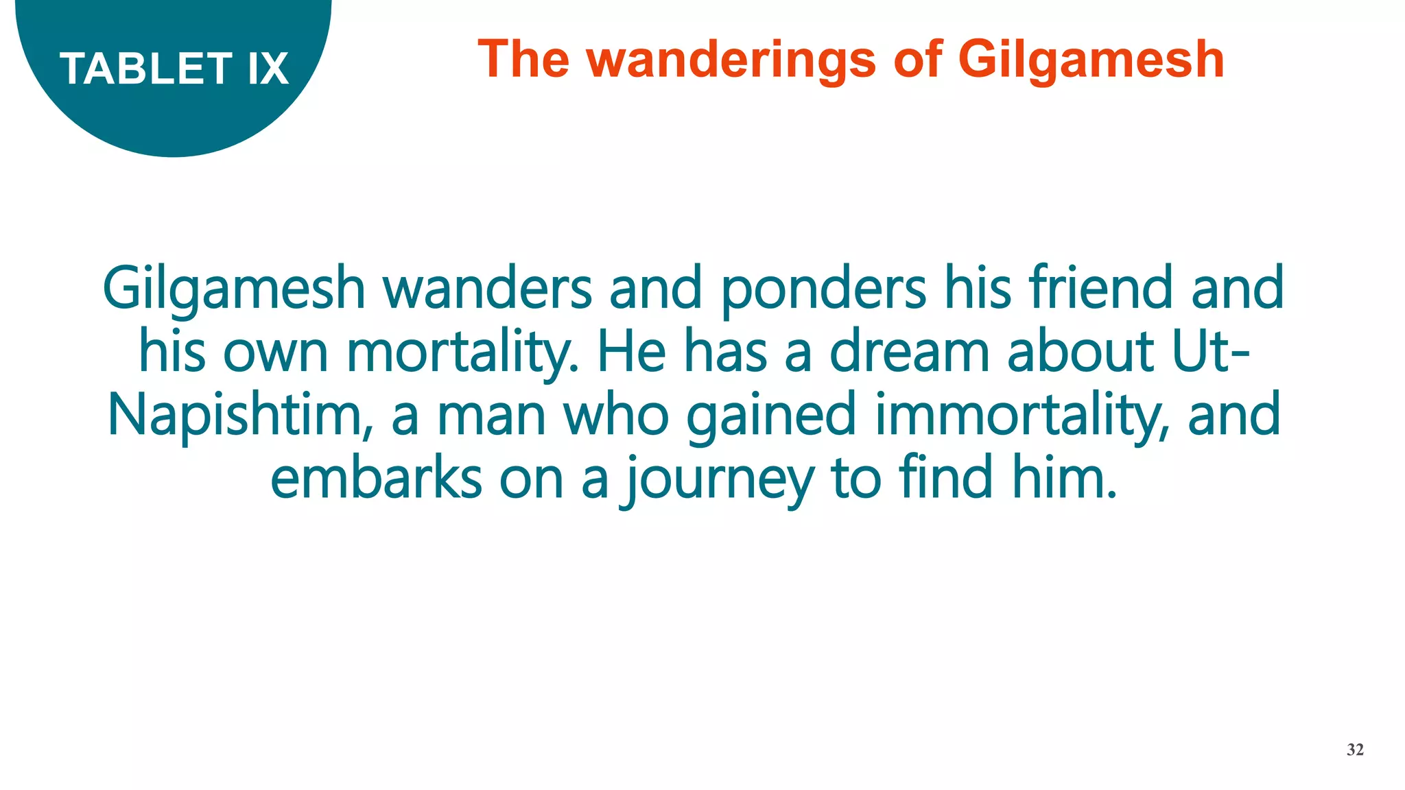 Middle eastern literature and epic of gilgamesh | PPTX