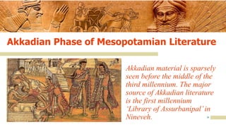 Middle eastern literature and epic of gilgamesh | PPTX