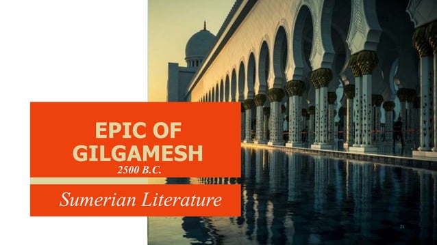 Middle eastern literature and epic of gilgamesh | PPTX | Religion ...