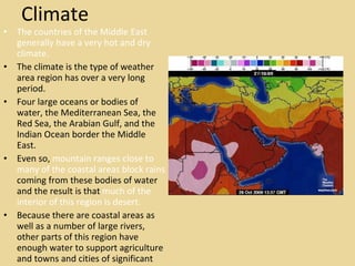 Middle east geography ppt | PPT