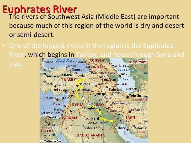 Middle east geography ppt