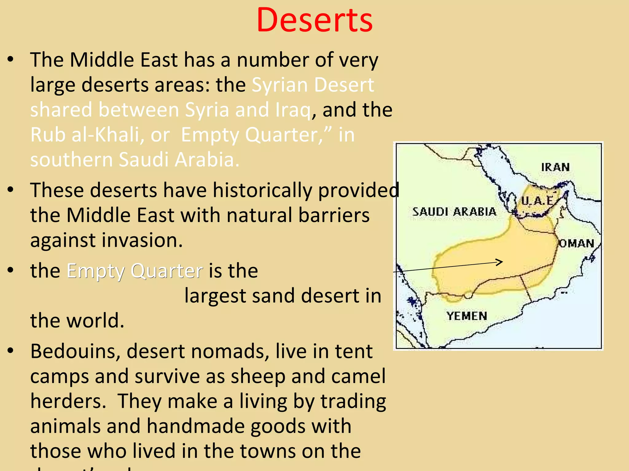 Middle east geography ppt | PPT
