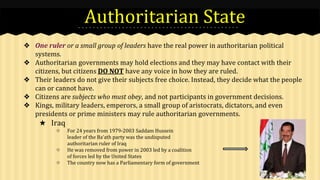 Middle East Governments | PPTX