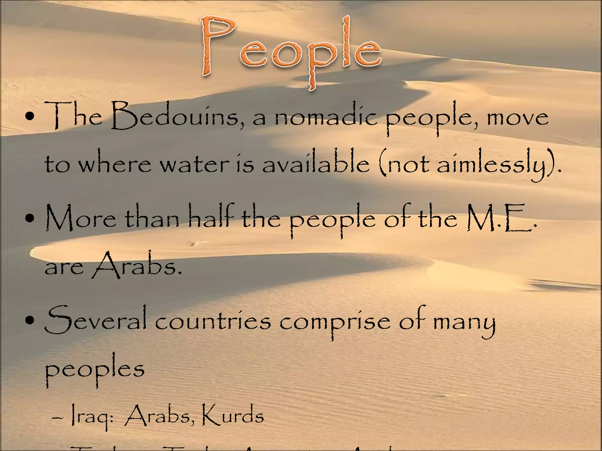Middle east intro | PPT