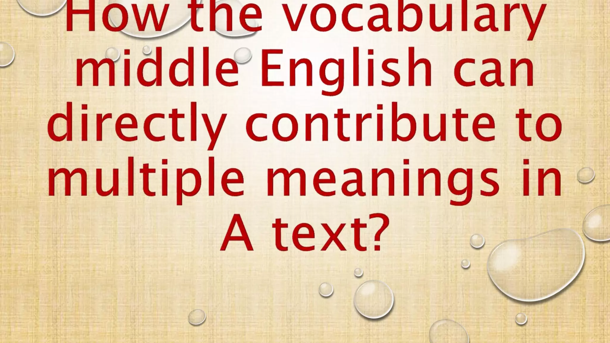 Middle English | PPTX