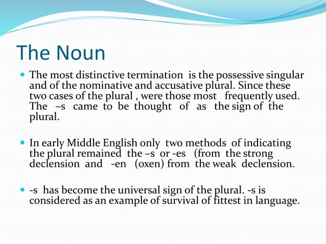 Middle English Language(1100-1500), History of English Language by ...