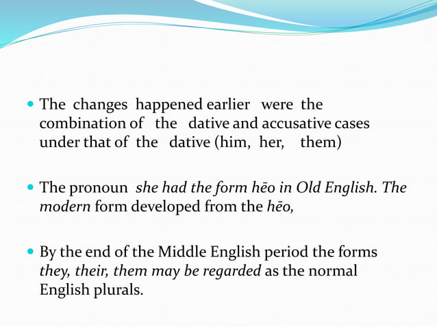 Middle English Language(1100-1500), History of English Language by ...
