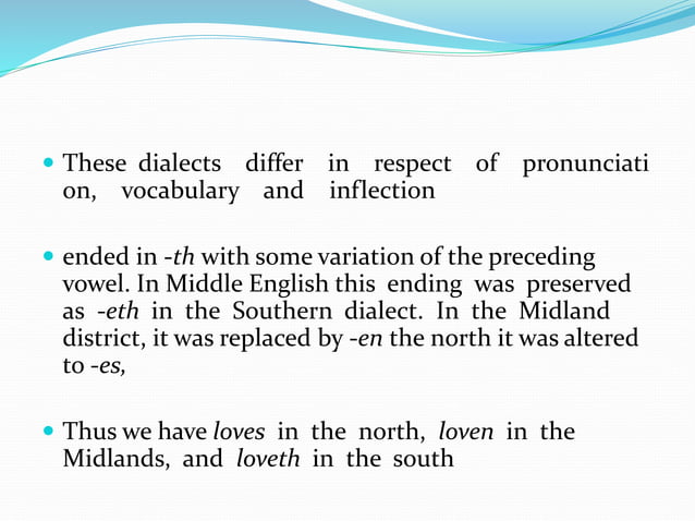 Middle English Language(1100-1500), History of English Language by ...