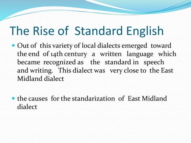 Middle English Language(1100-1500), History of English Language by ...