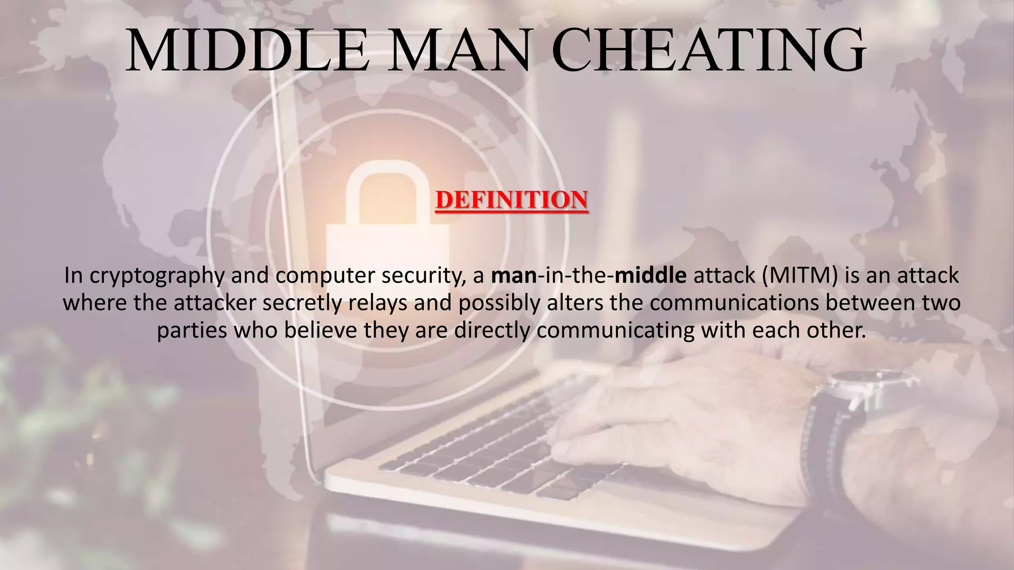 Middle man cheating | PPT