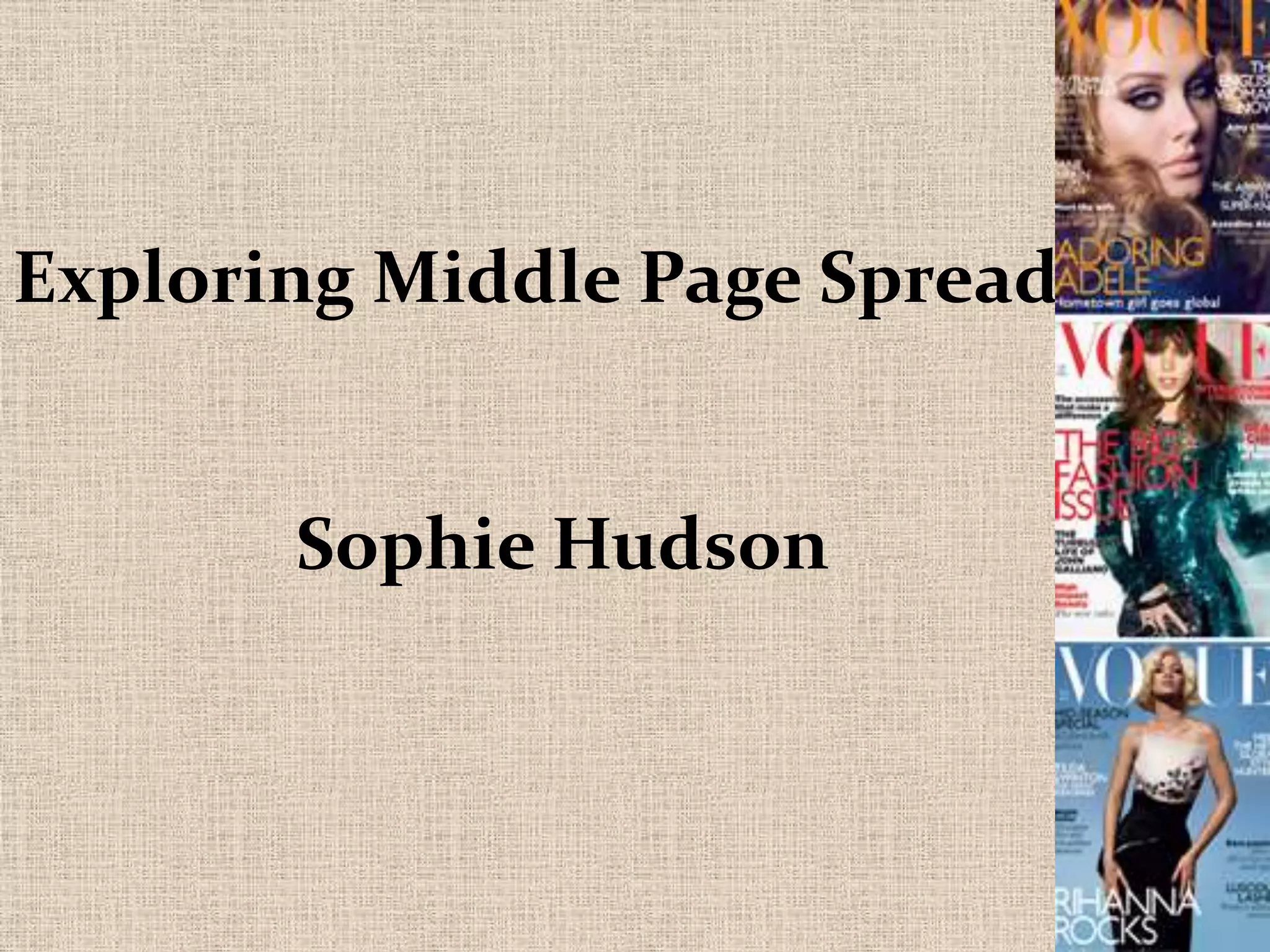 Middle page spreads | PPT