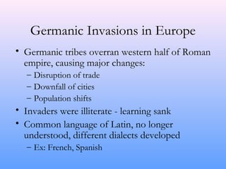 Germanic Kingdoms - Middle Ages I | PPT