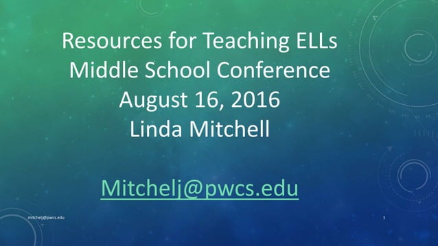 Resources for Teaching ELLs | PPTX | Homework and Study | Education