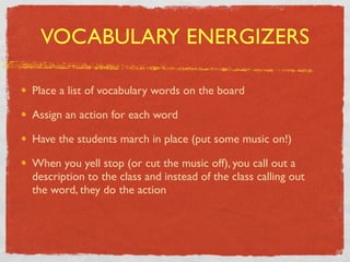 Teaching Science in an Energized Classroom Presentation | KEY