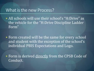 Middle school discipline | PPTX