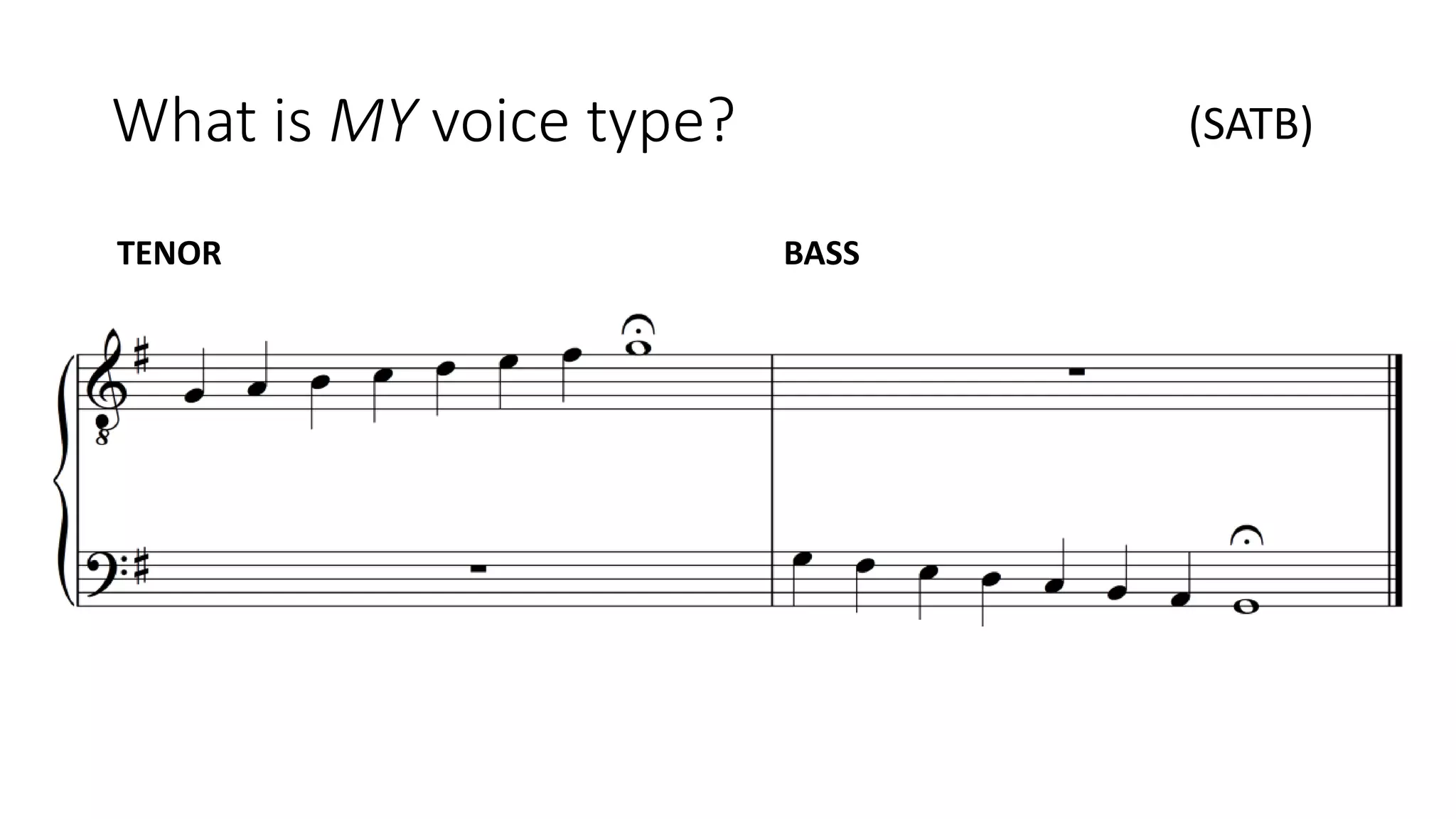 Middle School Lesson (SATB) | PPTX