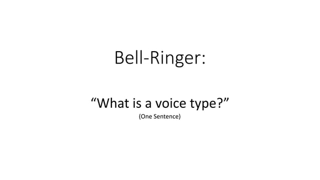 Middle School Lesson (SATB) | PPTX