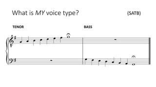 Middle School Lesson (SATB) | PPTX | Music | Entertainment