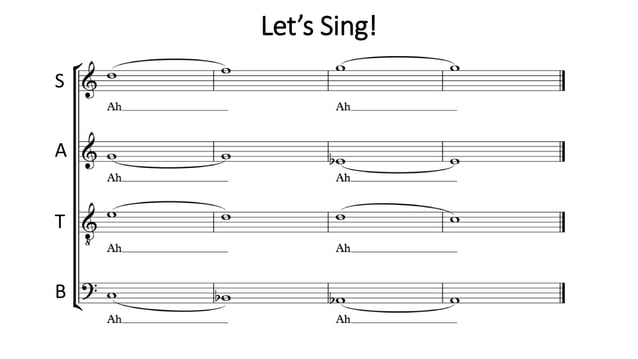 Middle School Lesson (SATB) | PPTX | Music | Entertainment