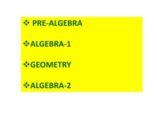Middle school math | PPT