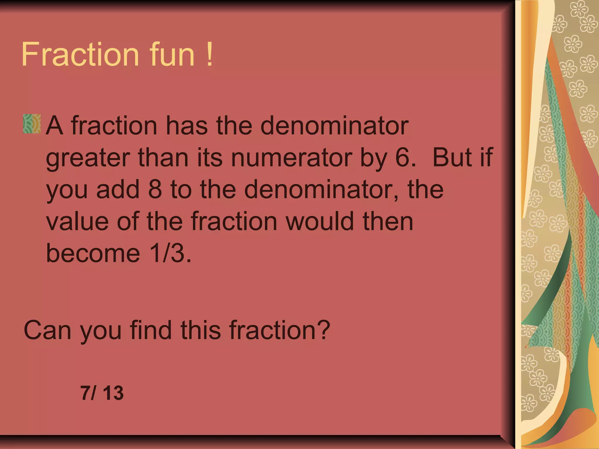 Middle school math quiz | ODP