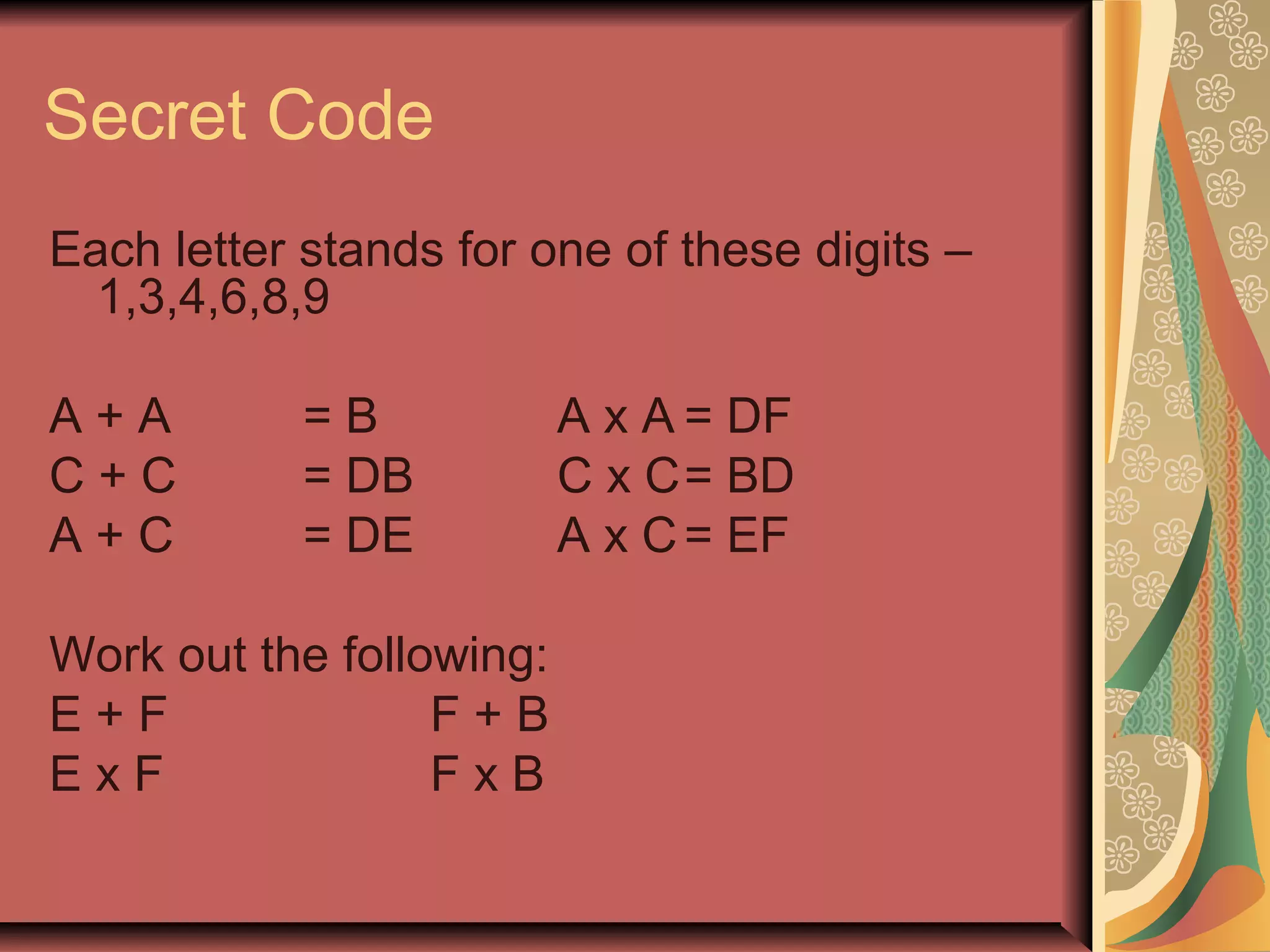 Middle school math quiz | ODP
