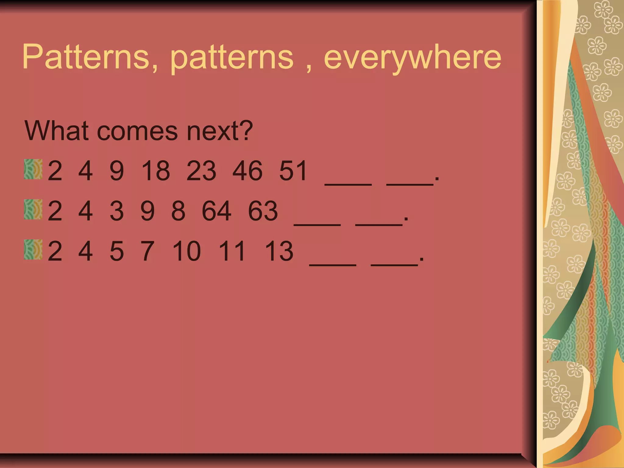 Middle school math quiz | ODP
