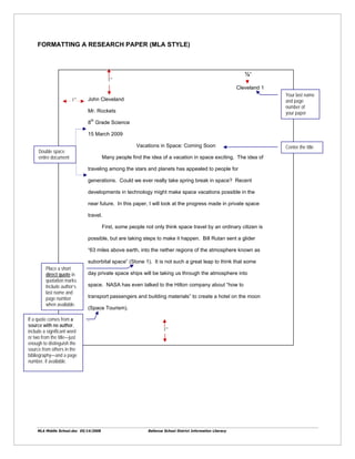 Middle school mla | PDF