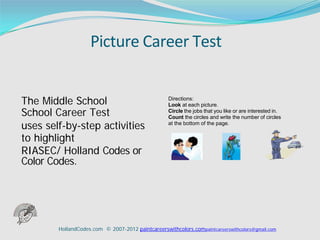 Middle School RIASEC Career Test | PDF