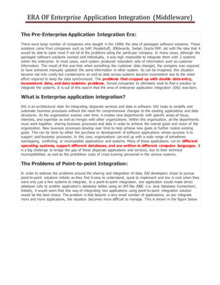 Enterprise Application integration (middleware) concepts | DOCX