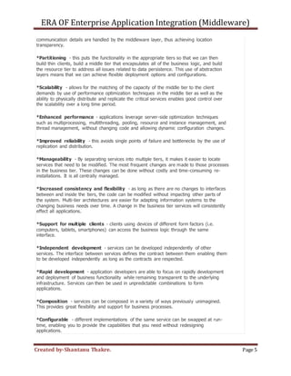 Enterprise Application integration (middleware) concepts | DOCX