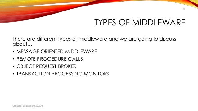 Middleware and Middleware in distributed application Middleware and Middleware in distributed application