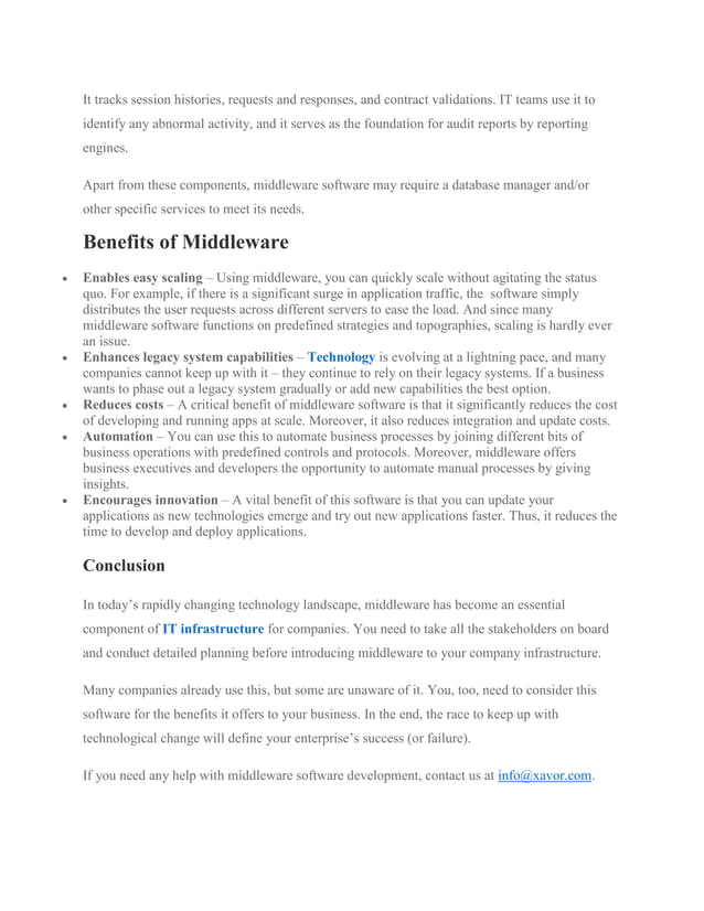 Middleware Its Types Architecture And Benefits Docx Cloud