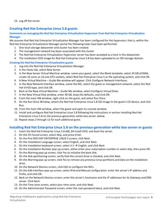 Migrating middleware applications using Red Hat Enterprise Virtualization | PDF
