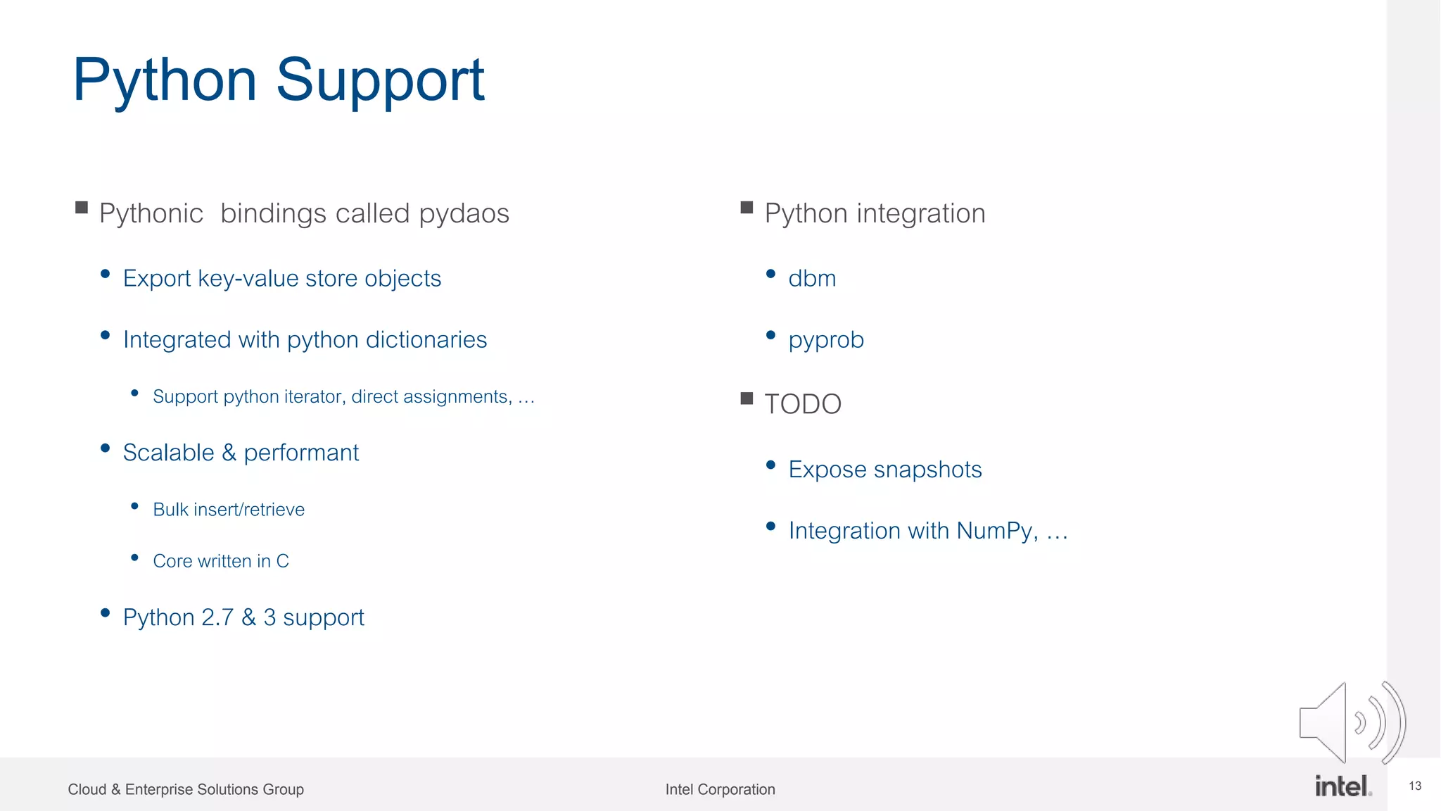 DAOS Middleware overview | PPTX | Databases | Computer Software and Applications