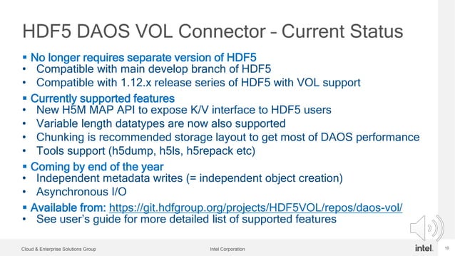 DAOS Middleware overview | PPTX | Databases | Computer Software and Applications